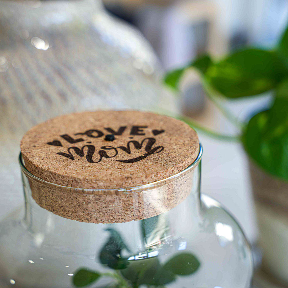 Mother's Day terrarium Gift | LOVE MOM Terrarium Kit with light ...